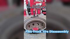 View Truck Tire Changer Machine Good For Large Vertical Tire Disassembly Machine Demo