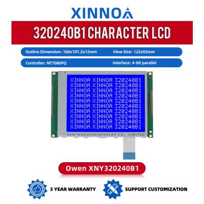 China Blue Film Manufacturer 320240B1 LCD Display Module With Controller NT7086PQ 5.7-Inch Display Screen for sale
