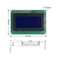 China 1604A 16x04 COB LCD Display Module with ST7066U Controller 87x60x13mm for sale