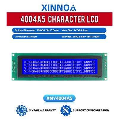 China Blue Film White Letters 4004A5 Character Display Screen 4X40 4004 ST7066U LED Backlit Character Screen for sale