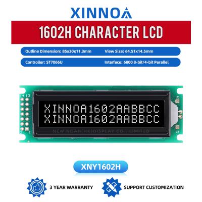 China BTN Black Film 1602H LCD Screen GrouPINg 2*16 14PIN ST7066U LCD Screen Module Support Scheme Development for sale