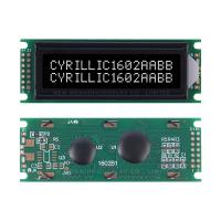 China Cyrillic 1602B1 Character LCD Screen 85x30x12.8mm 16x2 Display ST7066U Controller 14PIN Interface Module for sale