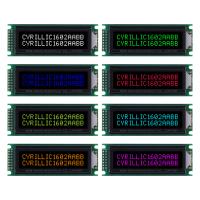 China Cyrillic 1602B1 Character LCD Screen 85x30x12.8mm 16x2 Display ST7066U Controller 14PIN Interface Module for sale