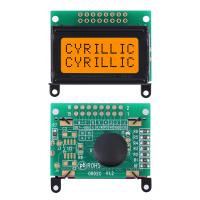 China Cyrillic 0802C LCD Module 2x8 ST7066U COB Display 40x29mm Parallel Interface for Stm32 for sale