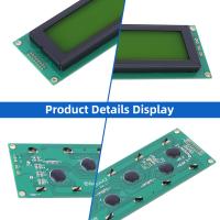 China Cyrillic 4004A2 40x4 COB LCD Module Yellow Green LED Backlight Parallel Port Customizable for sale