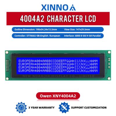 China European Blue Film White Letters 4004A2 LED LCD Module Interface Module Display Screen for sale