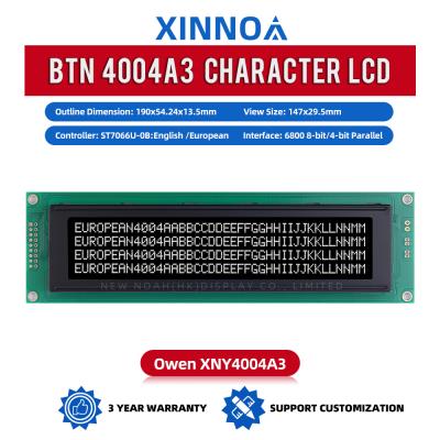 China European BTN Black Film 4004A3 18PIN LCM Parallel Port ST7066U Character LCD Screen for sale