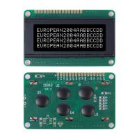 China European DFSTN Black Film 2004D Character LCD Module 77x47x11mm COB for sale