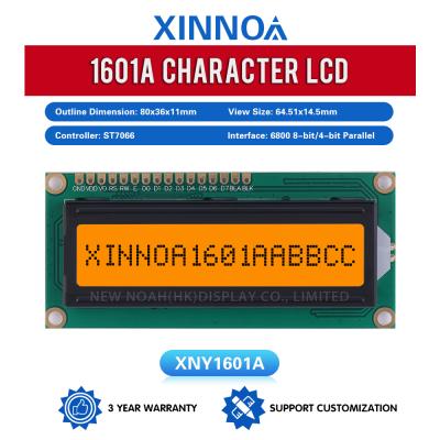 China Gray Film 1601A Character LCD Module 01*16 LCD 16 PIN 1.5 Inches High Brightness LCD Screen for sale