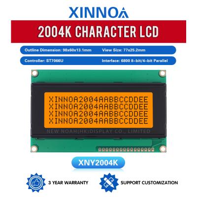 China Gray Film 2004K Character LCD Screen 4*20 4X20 2004 Voltage 5V ST7066U Three Chip LCD Display Monitor for sale