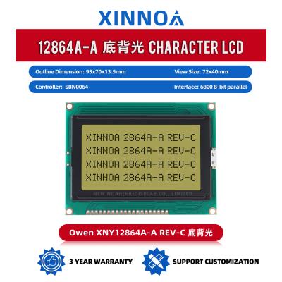 China Grey Film 12864A-A With Array Backlight SBN0064 Controller Parallel Port Operating Temperature -30+70 for sale