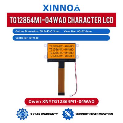 China Grey Film TG12864M1-04WAO 12864 LCD Display Screen (Board/No Board) 26PIN SPI Cog NT7538 Controller for sale