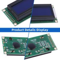 China Russian 0802B LCD Module 8x2 ST7066 Controller COB 58x31.9mm Customizable Display for sale