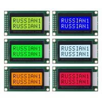 China Russian 0802B LCD Module 8x2 ST7066 Controller COB 58x31.9mm Customizable Display for sale