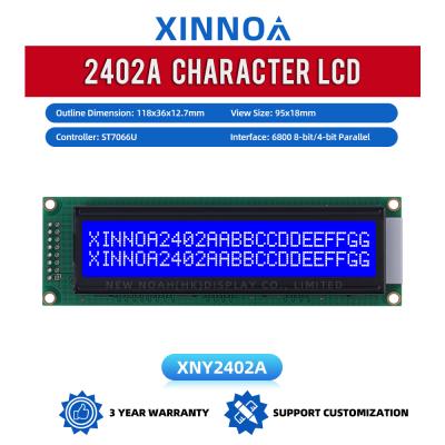 China Blue Film White Letters 2402A LCD Screen Spot Module Microcontroller Character Display LCD Display Screen for sale