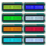 China Russian 1602A 3.3V LCD Display Module 80x36mm ST7066U Controller Customizable for sale