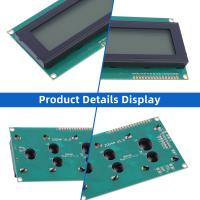 China Russian Gray Film 2004A LCD Display Module 98x60mm ST7066U Controller COB for sale