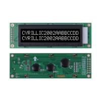 China Cyrillic 2002A Character LCD Display Module 116x37mm ST7066U Controller COB for sale