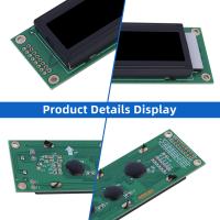 China Cyrillic 2002A Character LCD Display Module 116x37mm ST7066U Controller COB for sale