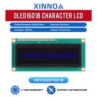 China OLED1601B 16x1 Character OLED LCD Display WS0010 Controller 66x16mm View Size Parallel Interface for sale