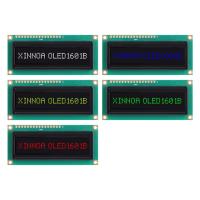 China OLED1601B 16x1 Character OLED LCD Display WS0010 Controller 66x16mm View Size Parallel Interface for sale