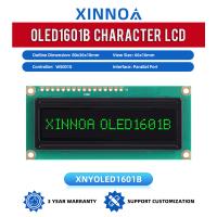 China OLED1601B 16x1 Character OLED LCD Display WS0010 Controller 66x16mm View Size Parallel Interface for sale