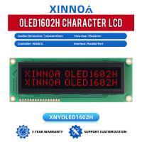 China OLED1602H 16x2 Character OLED LCD Module WS0010 Controller 99x24mm View Size Parallel Port for sale
