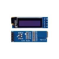China 0.91 Inch OLED Display Module 128x32 I2C SSD1306 Wide Temperature Full View Blue for sale