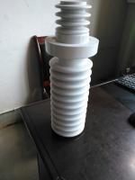 China White 25.8kV Ceramic Bushing Insulator for Transmission - 356mm Height, 645mm Creepage Distance for sale