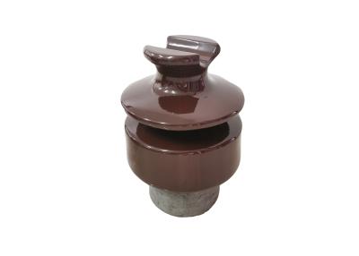 China Hardware padrão do IEC Brown Pin Type Porcelain Insulator With à venda