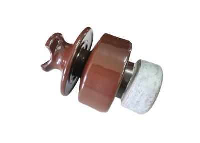 China Hardware padrão do IEC Brown Pin Type Porcelain Insulator With à venda