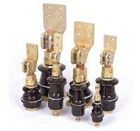 China DIN 1-3150A Copper Busbar Transformer Bushing Assembly - 75mm Creepage, 10kV Withstand Voltage for sale