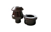 China DIN Standard DT1-630A Brown Porcelain Insulator for Overhead Lines 1KV 630A for sale