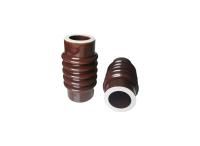 China DIN Standard DT1-630A Brown Porcelain Insulator for Overhead Lines 1KV 630A for sale