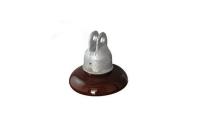 China Porcelain 44kN ANSI 52-1 Disk Suspension Insulator - 152mm Diameter, 178mm Creepage Distance for High Voltage Lines for sale