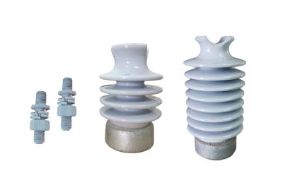 China F Neck ANSI 57-1 12.5kN Porcelain C-120 Line Post Insulators for sale