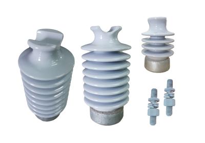 China F Neck ANSI 57-1 12.5kN Porcelain C-120 Line Post Insulators for sale