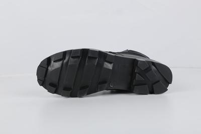Cina Scarpe alte Scarpe leggere Deserto impermeabili Scarpe da combattimento di gomma Scarpe da combattimento di pelle nera Stivali tattici per uomini in vendita