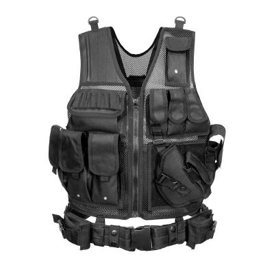 China Security Guard Combat Vest For Hunting Crossfit Gym Paintball Game Tactical Armor Vest comfortable & Breathable for sale