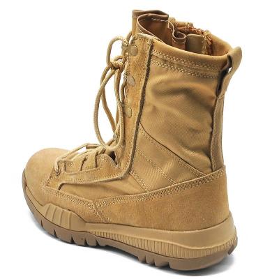 Cina Scarpe alte Scarpe leggere Deserto impermeabili Scarpe da combattimento di gomma Scarpe da combattimento di pelle nera Stivali tattici per uomini in vendita