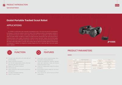 중국 오셀로트 휴대용 추적 스카우트 로봇 판매용