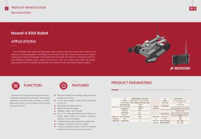 중국 원격 조작된 추적형 폭발물 폭발용 로봇, 전지형 폭발물 폭발용 차량 판매용