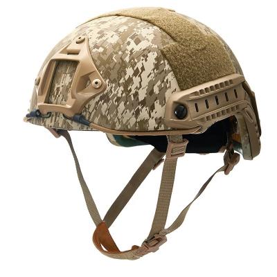 China Hochdichte Aramidfaser-Kevlar-Waldfeuerhelm mit Ops-Core-Schnellsystem, UHMWPE-Schal und Mich-Taktikhelm zu verkaufen
