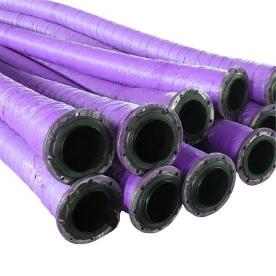 China NBR Dredge Pipe Abrasion Resistant Dredge Discharge Hose With Coupling Connection for sale