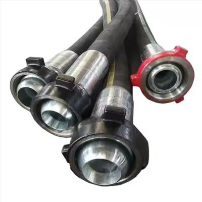 China 3 Inch High Pressure Rotary Drilling Hose With Hammer Union For Oil Gas Drilling for sale