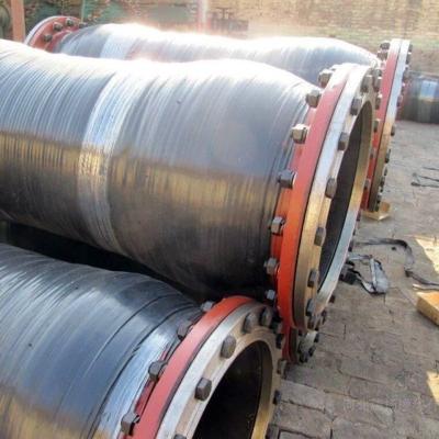 China Natural Rubber Slurry Suction Pipe Continental Discharge Manure Drag Hose OEM for sale