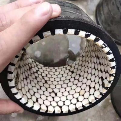 China Rubber Lined Construction Ceramic Hose High Pressure Ceramic Discharge Pipe for sale