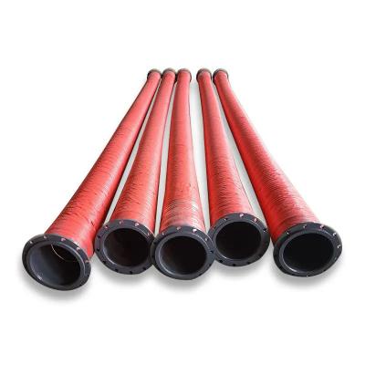 China Ceramic Lined Flexible Mining Hose Pipe Abrasion Resistant Slurry Hose OEM Size for sale