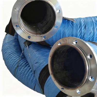 China Industrial Flexible Rubber Slurry Hose For High Pressure Corrosive Material Handling for sale