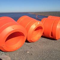 China Corrosion Resistant HDPE Dredge Pipe Float 500mm OD 800mm Length for Offshore Pipe Laying for sale